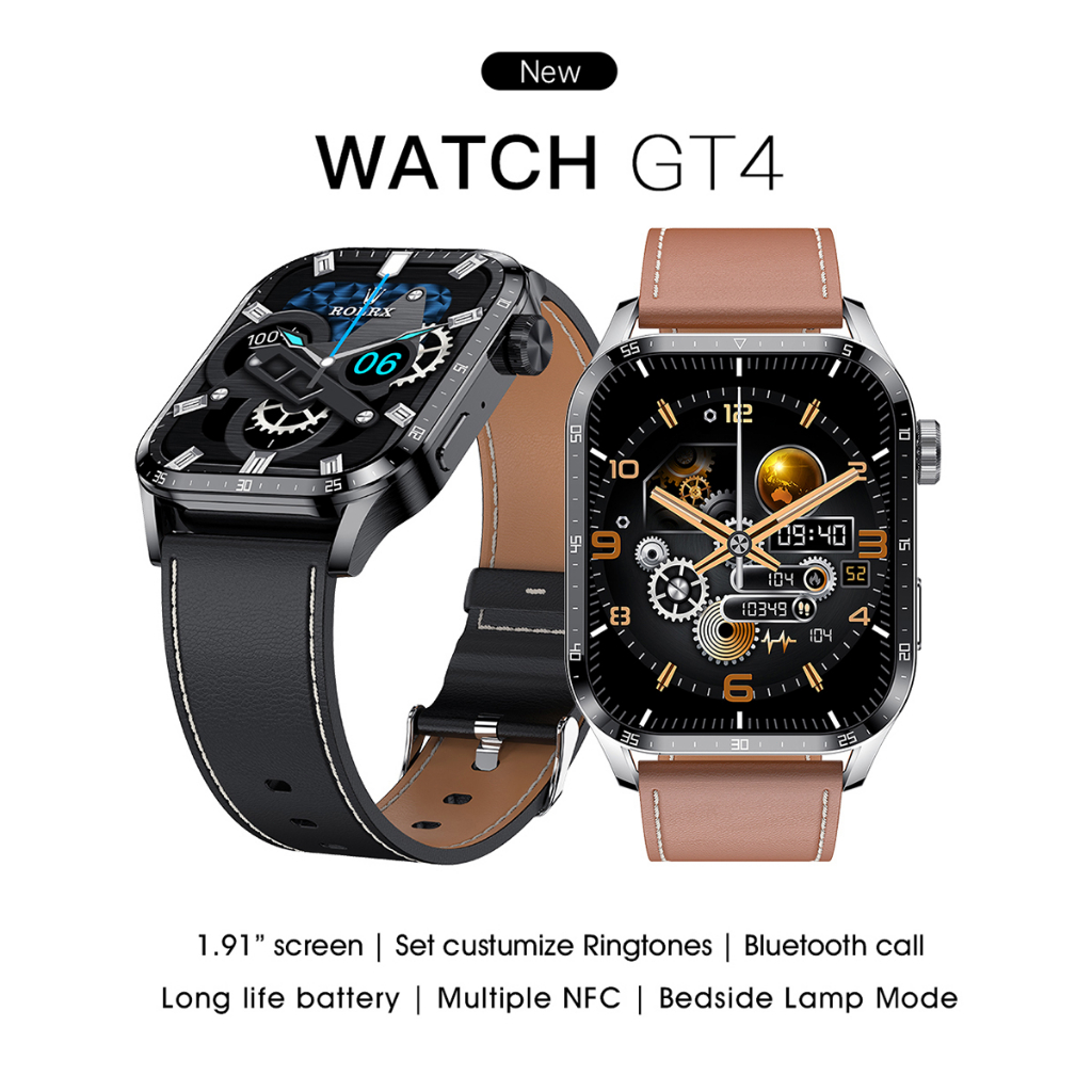 Maxwear GT4 Pro Smart Watch Bluetooth Call Message Reminder NFC GPS ...