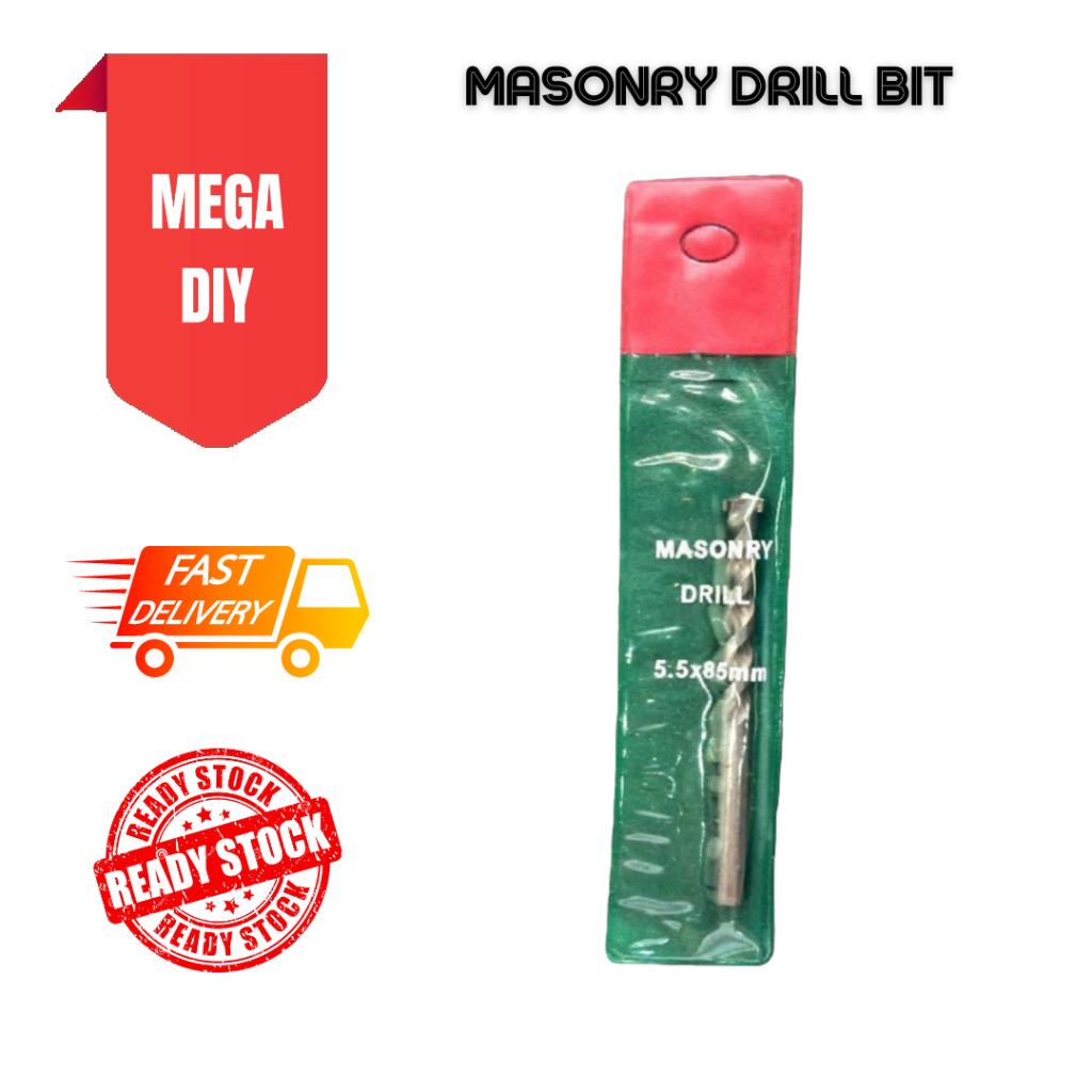 Masonry Concrete Drill Bit Metal / Mata Gorek Simen Besi 3mm - 18mm ...
