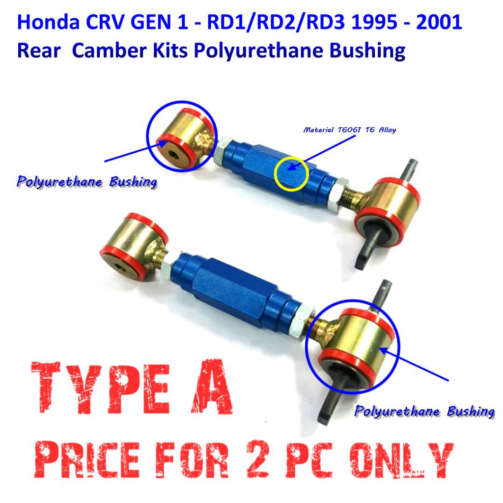Honda CRV GEN 1 S10 - RD1/RD2/RD3 1995 - 2001 Rear Camber Kits ...