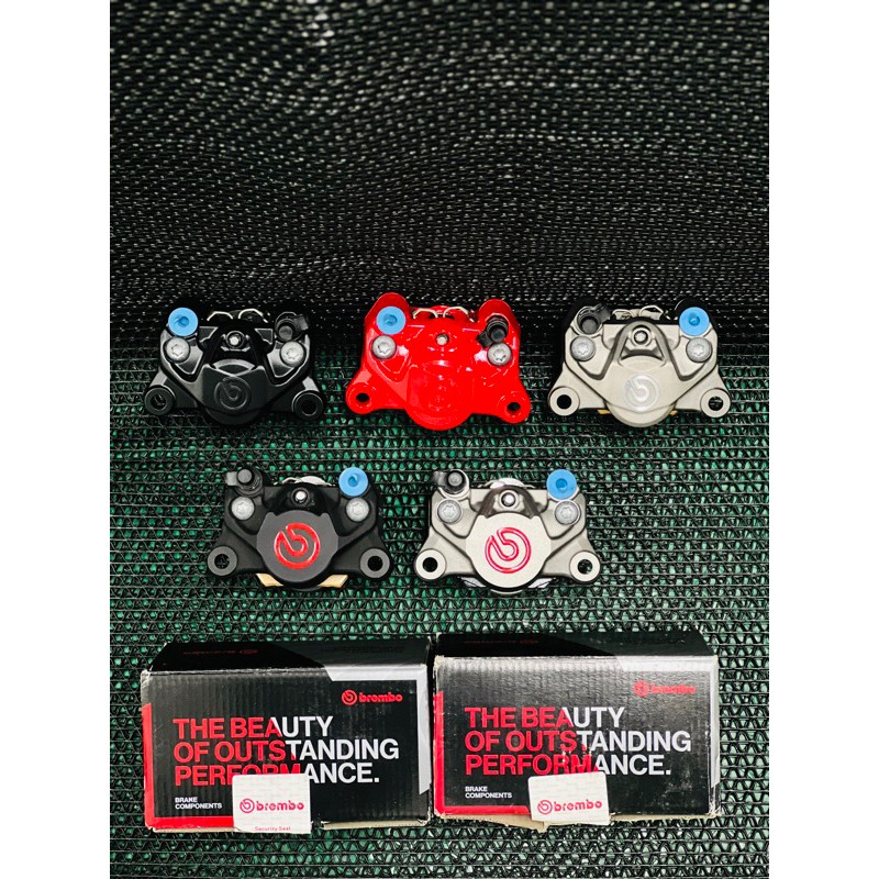 Original Brembo Brake Caliper P34 P32 2Pot Collection! Black Silver Grey Red Logo Body 2Piston ...