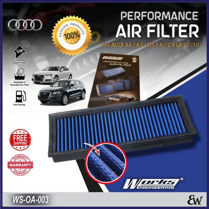 Audi A4 / A5 / Q5 1.8 / 2.0 L4 WORKS ENGINEERING PERFORMANCE DROP IN ...