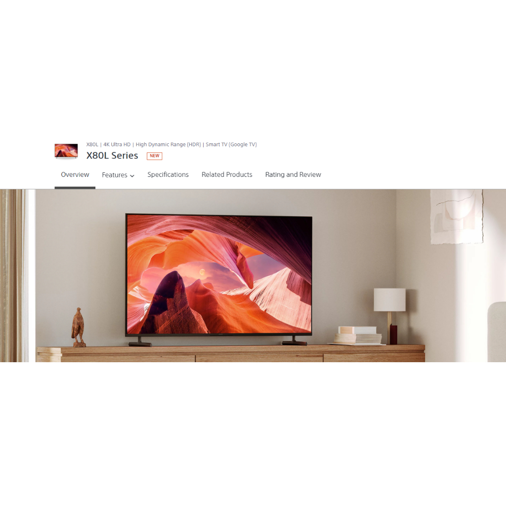 Sony [NEW X80L 2023] X80L 4K Ultra 55inch HD High Dynamic Range (HDR ...