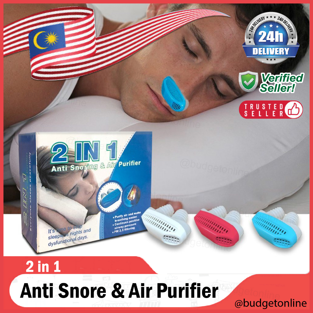 2in1 Anti Snoring Nose Purifier Relieve Nasal Congestion Anti Snore ...