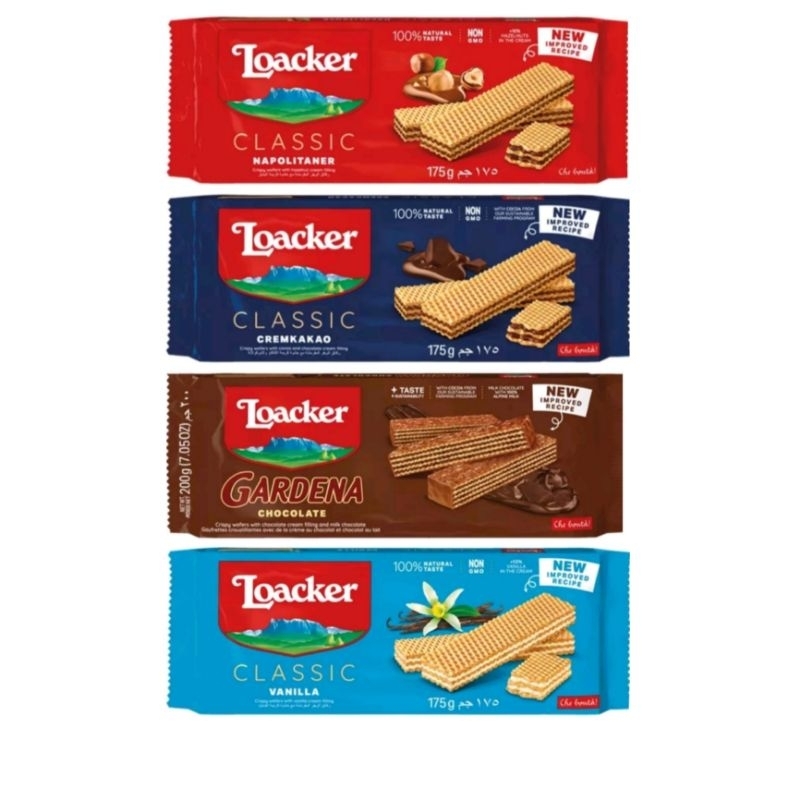 LOACKER Wafer 175g 200g Classic Napolitaner | Cremkakao | Gardena ...