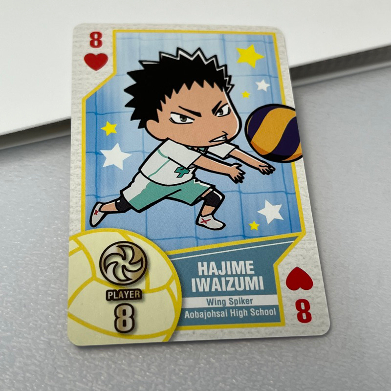Haikyu Haikyuu playing cards poker single card Kageyama Hinata Kenma ...