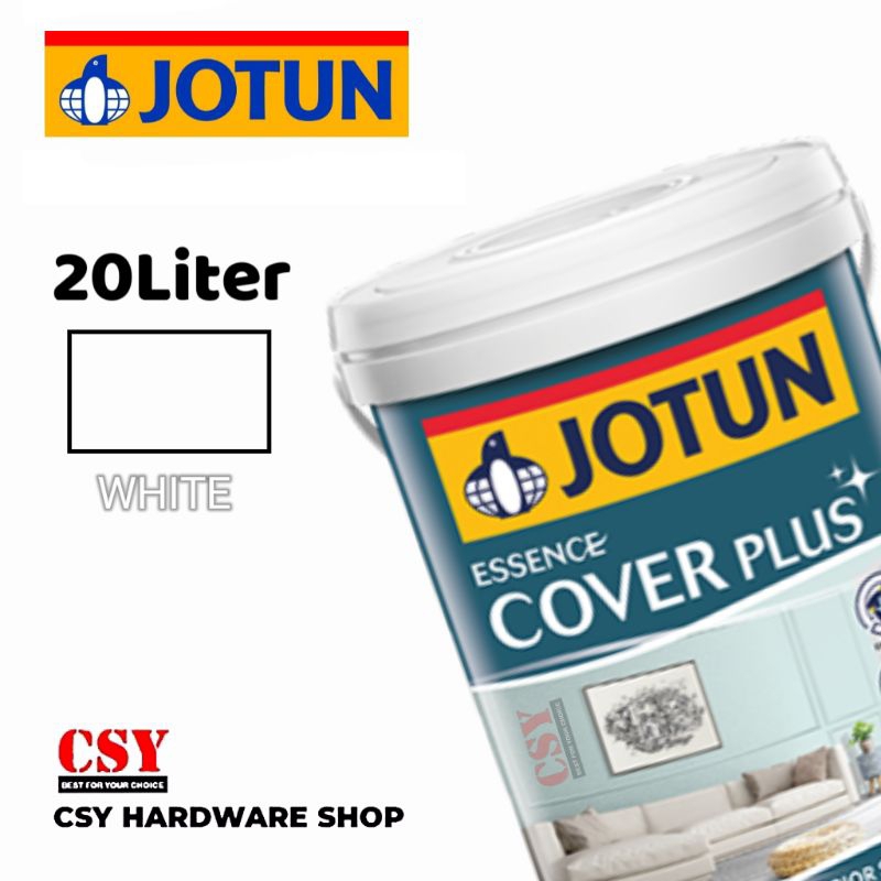 JOTUN Essence Cover Plus Sheen 20 Liter [ Interior ] White | Shopee ...
