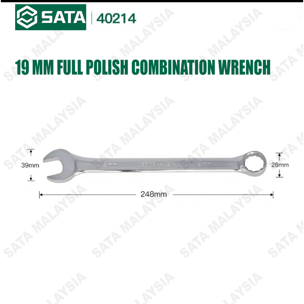 SATA Combination Wrench/Combination Spanner/Spanar Size 6MM to 32MM ...