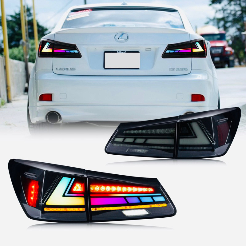 Lexus IS250 IS300 RGB led tail lamp light 2006 2007 2008 2009 2010 2011 ...