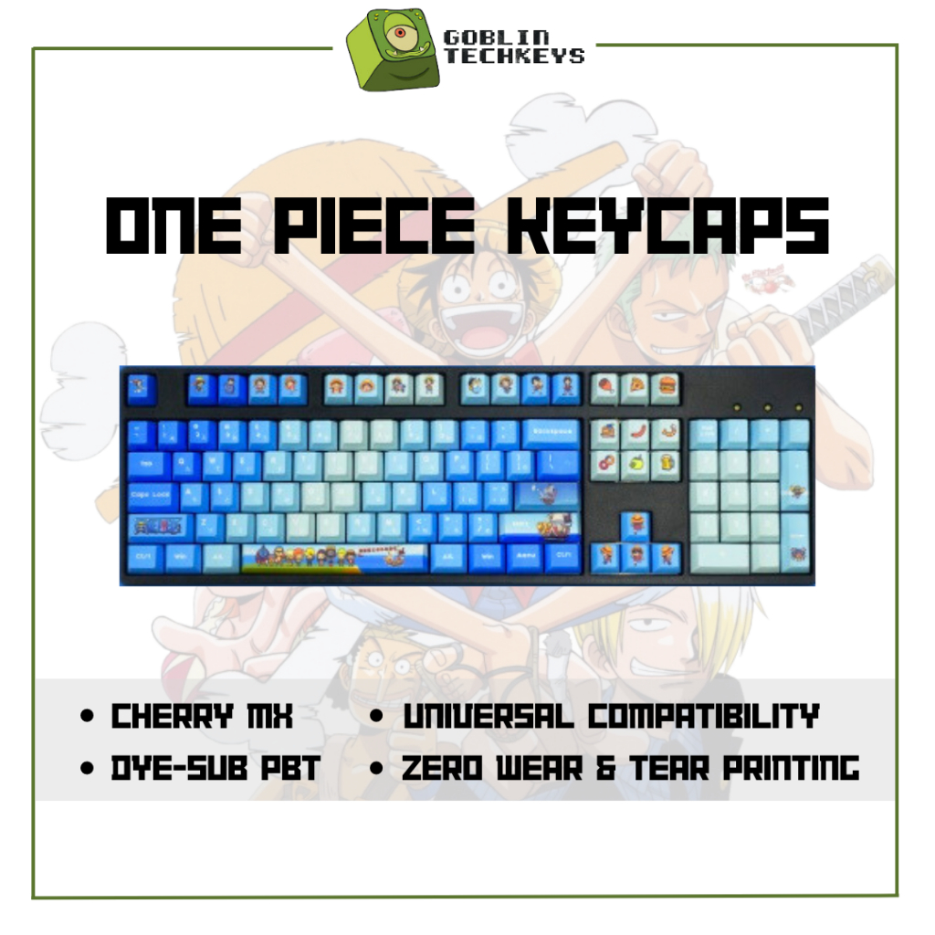 Cool Fan-Made One Piece Theme Keycaps Set | Shopee Malaysia
