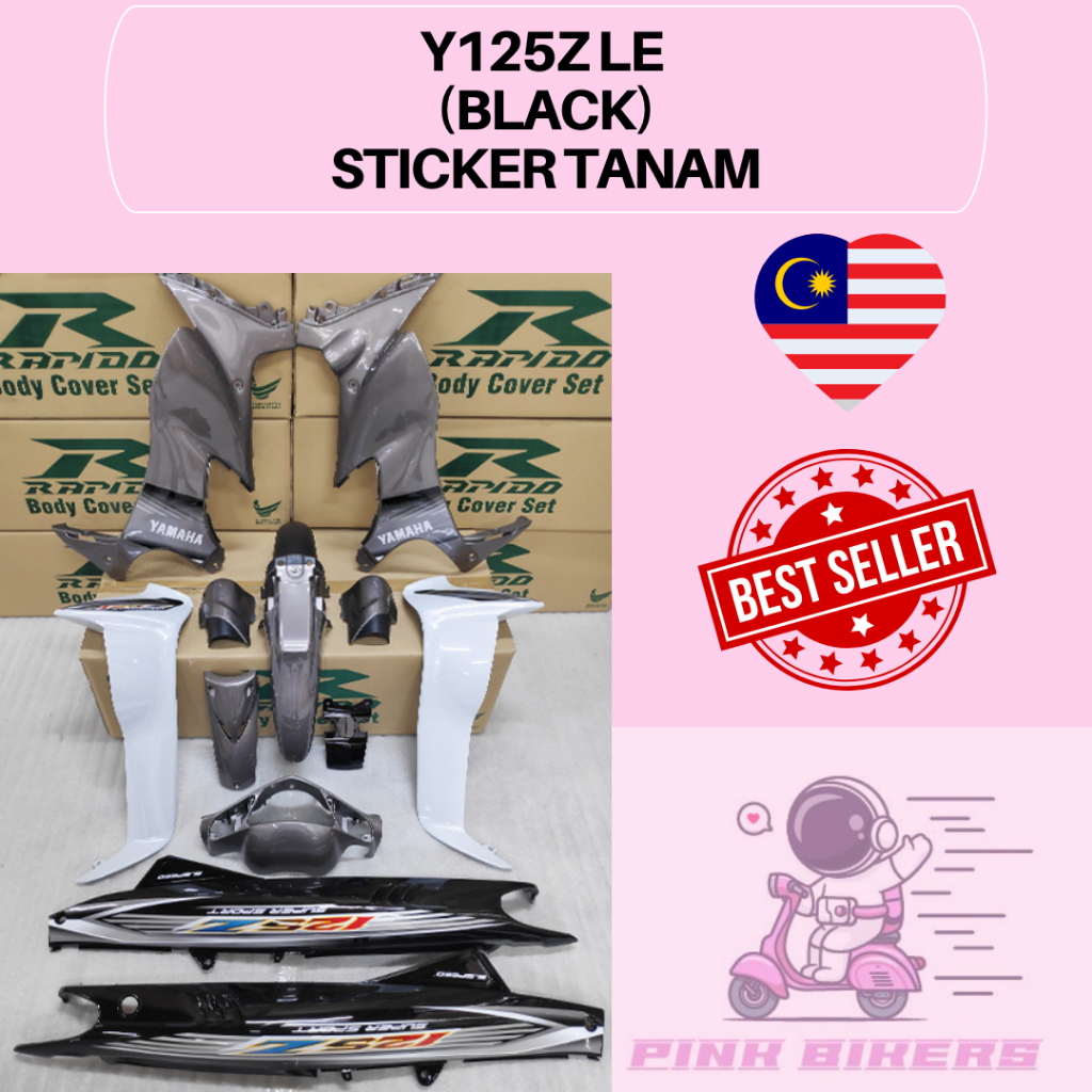 Coverset Y125Z LE (8) Bodyset (Sticker Tanam) | Shopee Malaysia