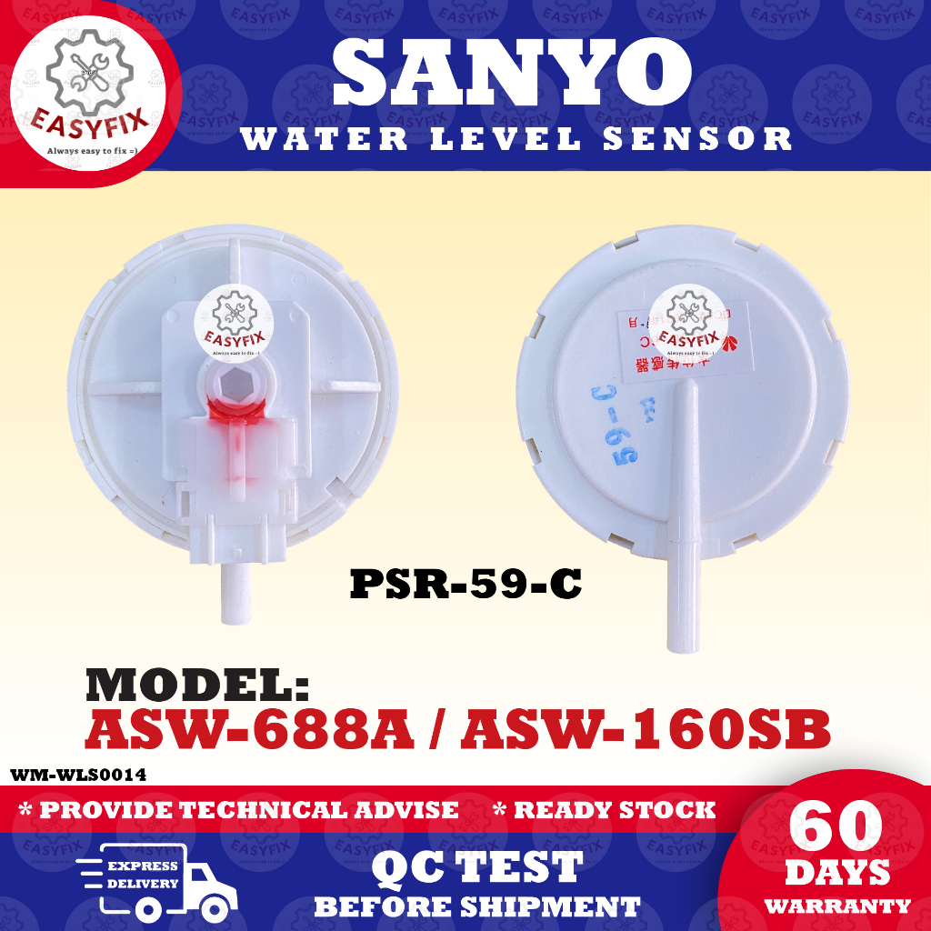 (PSR-59-C) ASW-688A / ASW-160SB SANYO PENSONIC WASHING MACHINE WATER ...