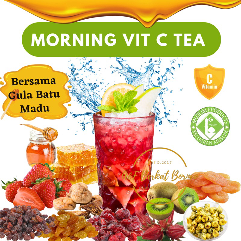 MORNING VIT C TEA/FRUIT TEA/Morning Booster/Vitamin C/Healty Drink/Beauty Drink/Muslim Seller💯 ...