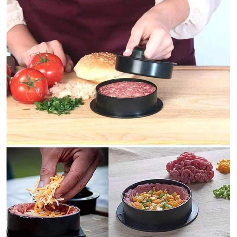 🇲🇾 READY STOCK 🔥Cutlet Maker Burger Meat Beef Patty Press Stuffed Mold ...
