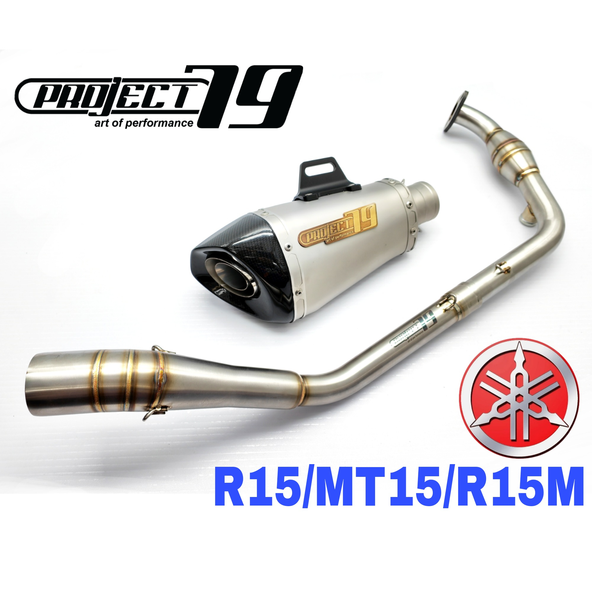 Project79 Yamaha R15/MT15 Exhaust Full System Power Bomb Original ...