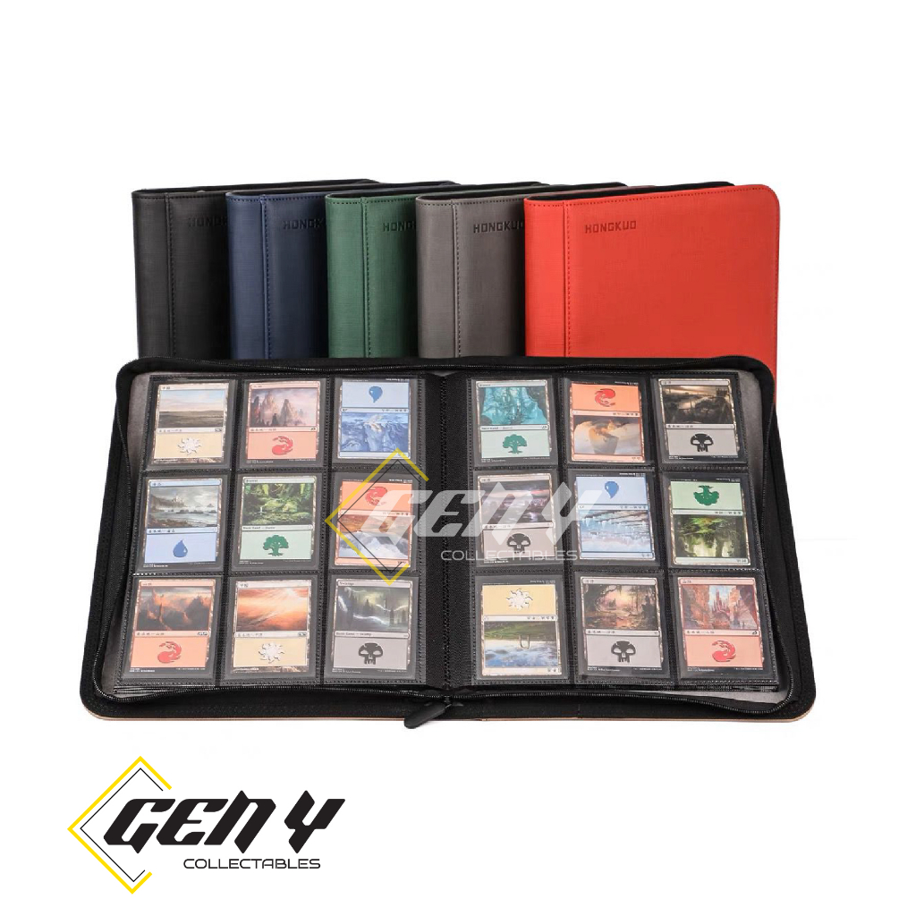 PU Leather Cards Album With Zip 160/360/480 / 2x2/ 3X3 /4X3 /Trading ...