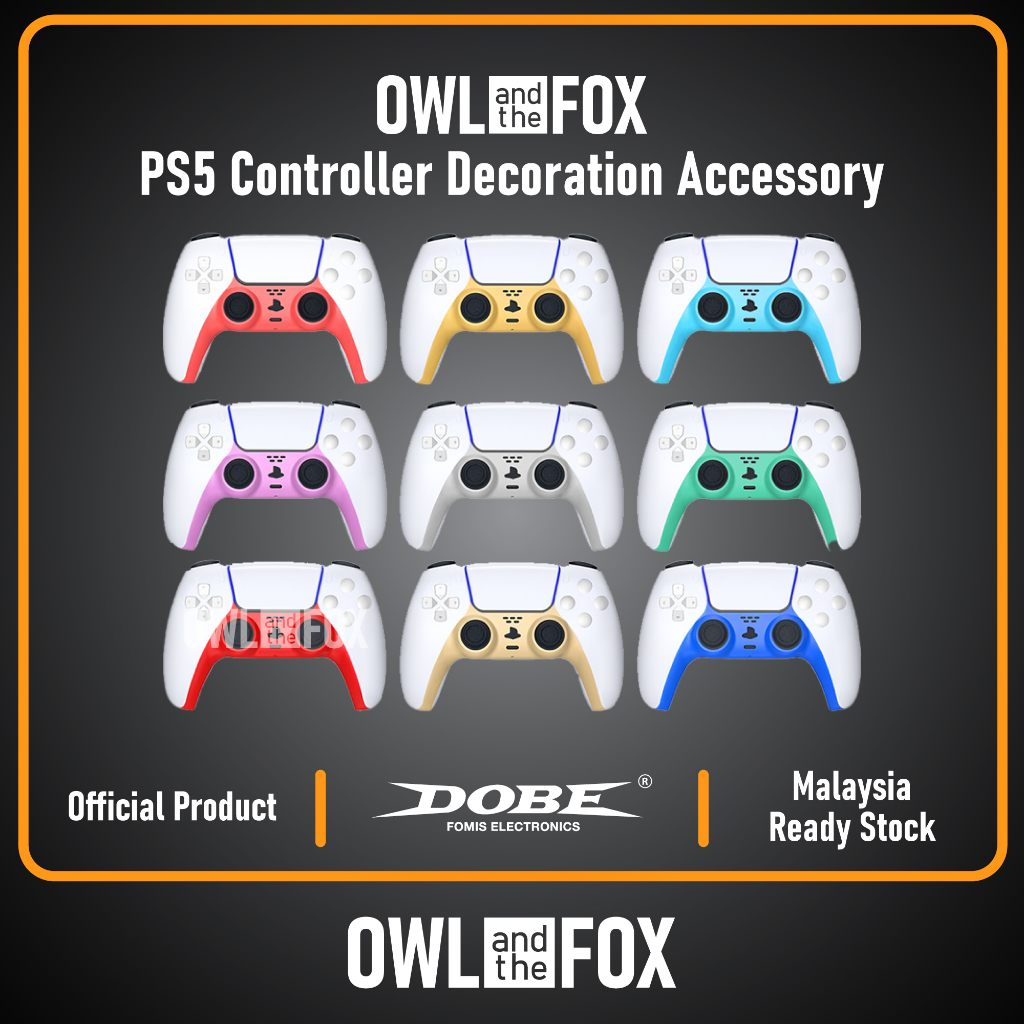 DOBE PS5 Strip Shell Replace Part Face Plate Middle Decoration ...