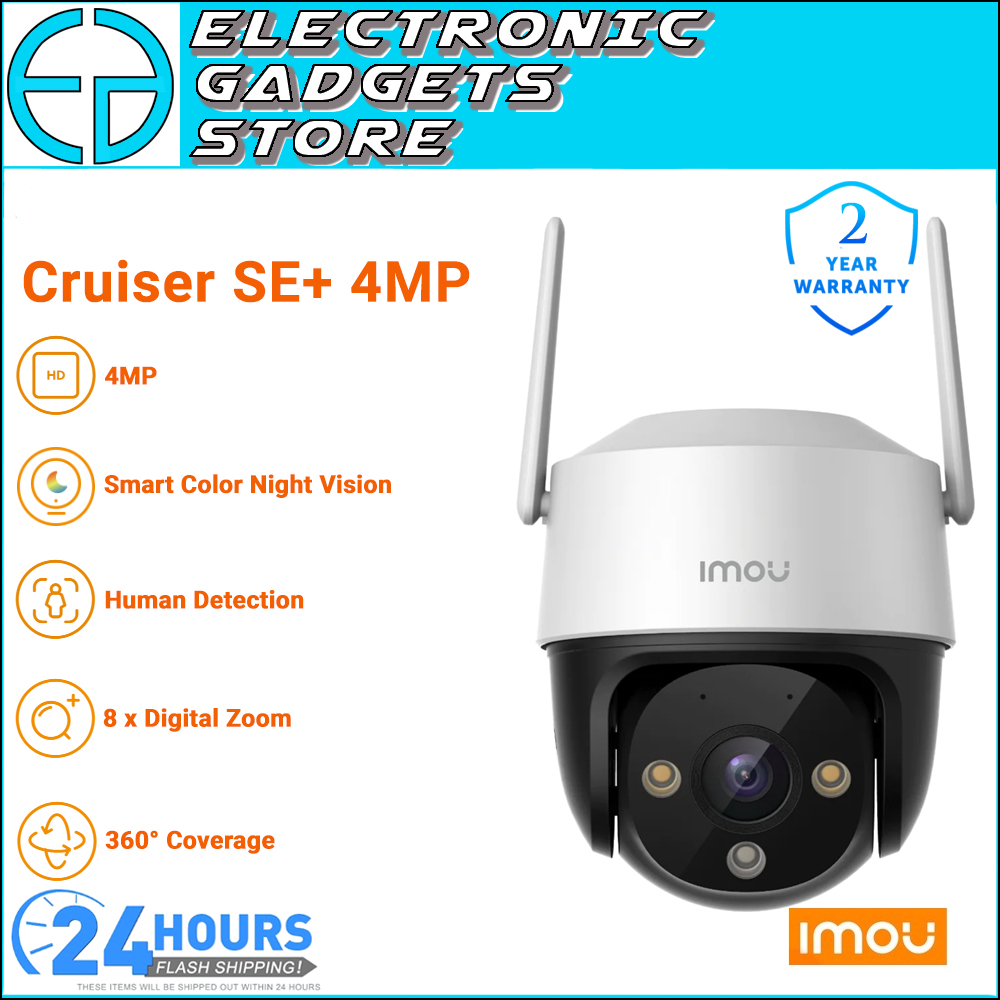 Dahua Imou Cruiser SE+ 4MP 360° Pan &Tilt Color Night Vision Two Way ...