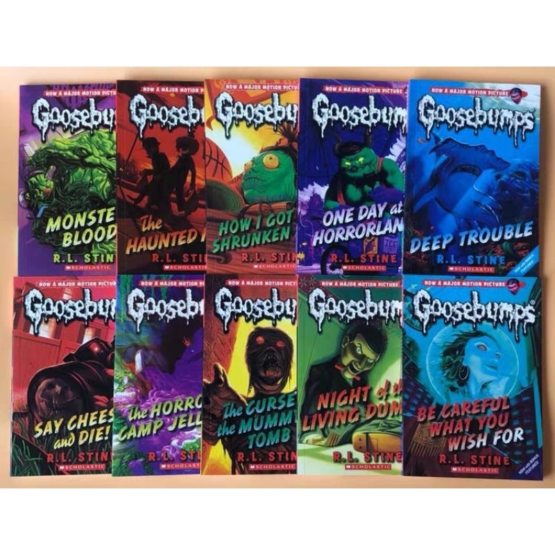 Scholastic Goosebumps Series 10 Books by R.L.Stine | Shopee Malaysia