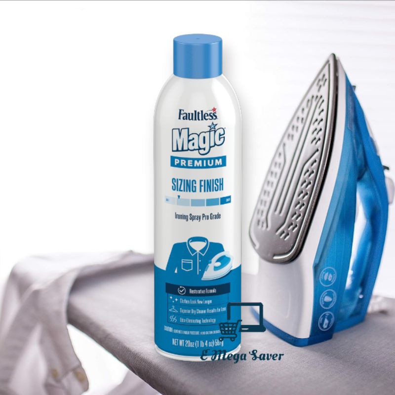 🇺🇲Faultless Sizing Fabric Finish Ironing Spray 567g (20oz) | Shopee ...
