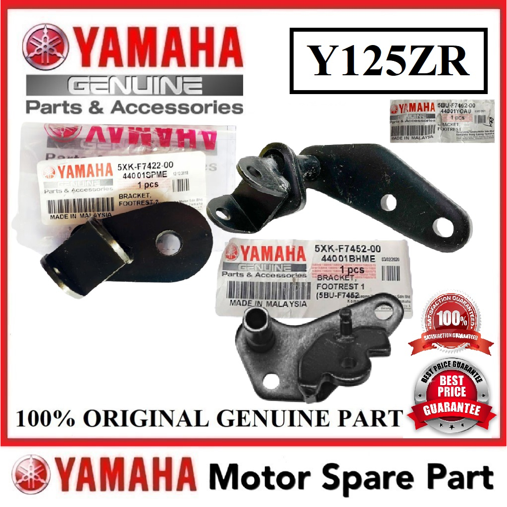 (100% ORIGINAL) YAMAHA Y125ZR FOOTREST BRACKET // 5BU-F7462-00 5XK ...
