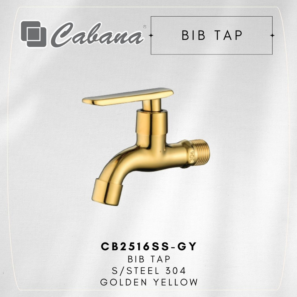 CABANA 304 Stainless Steel Bathroom Two Way Tap Wall Mounted Faucet ...