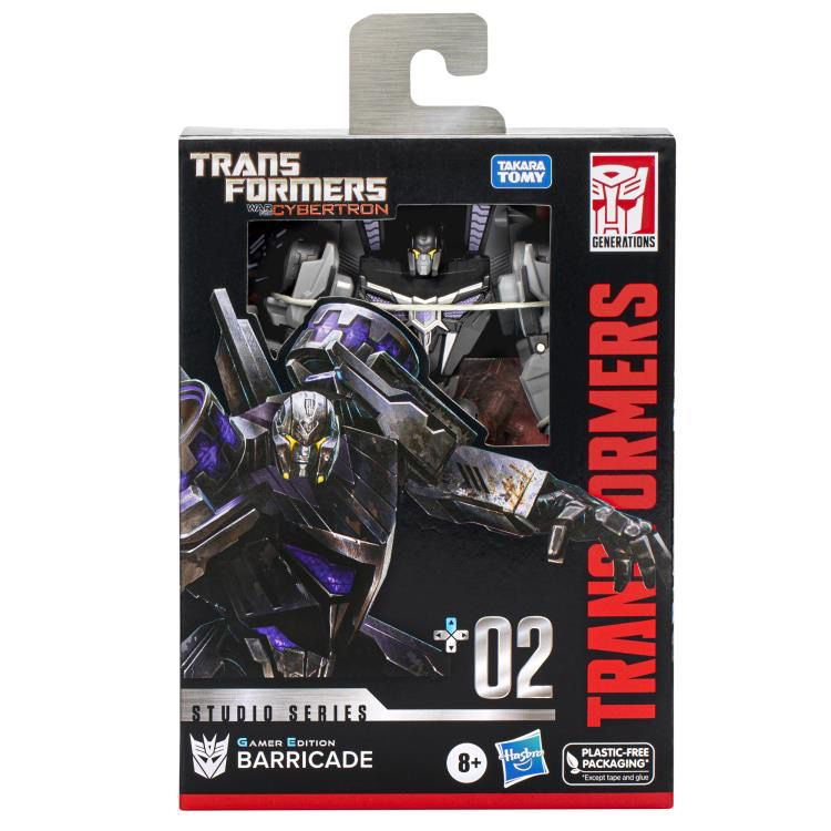 Transformers Studio Series Deluxe SS02 Barricade Gamer Edition | Shopee ...