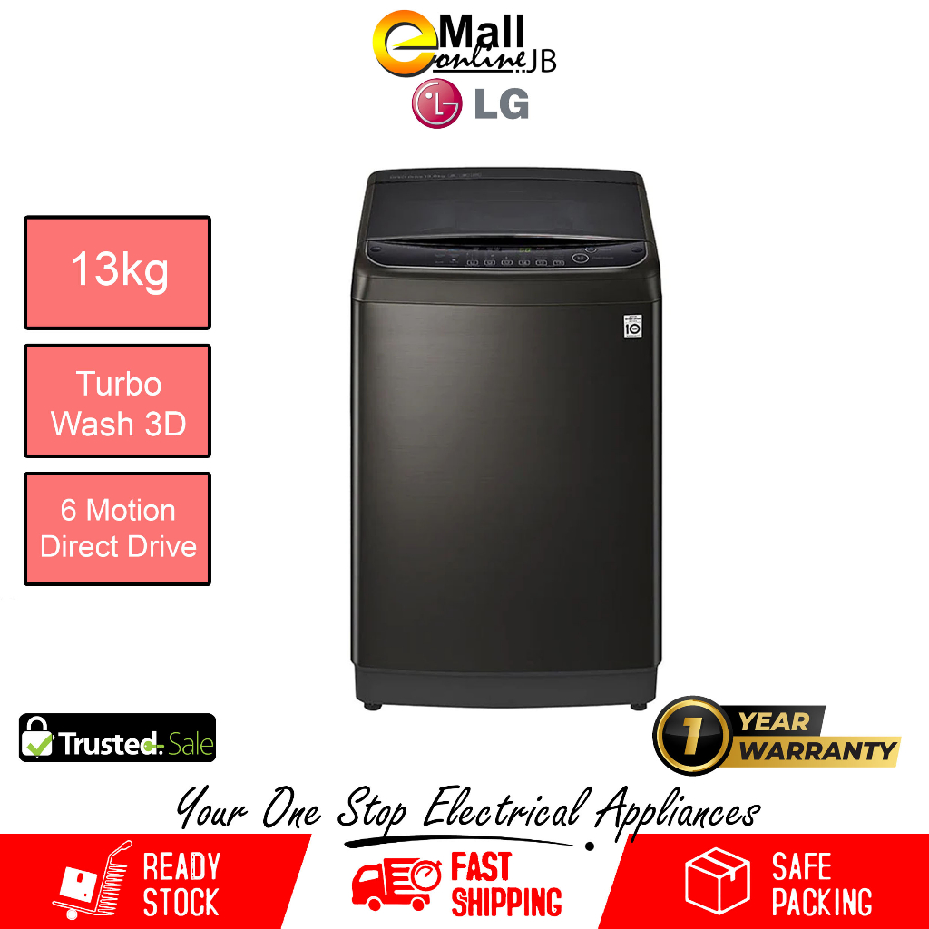 LG 13KG Top Load Washing Machine TH2113DSAK with Inverter Direct Drive ...