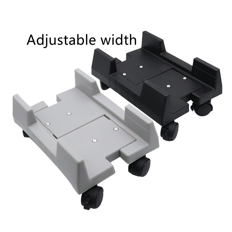 CPU Stand With Wheel 360 Rotating Pc Tray Desktop wheels cpu rack ...