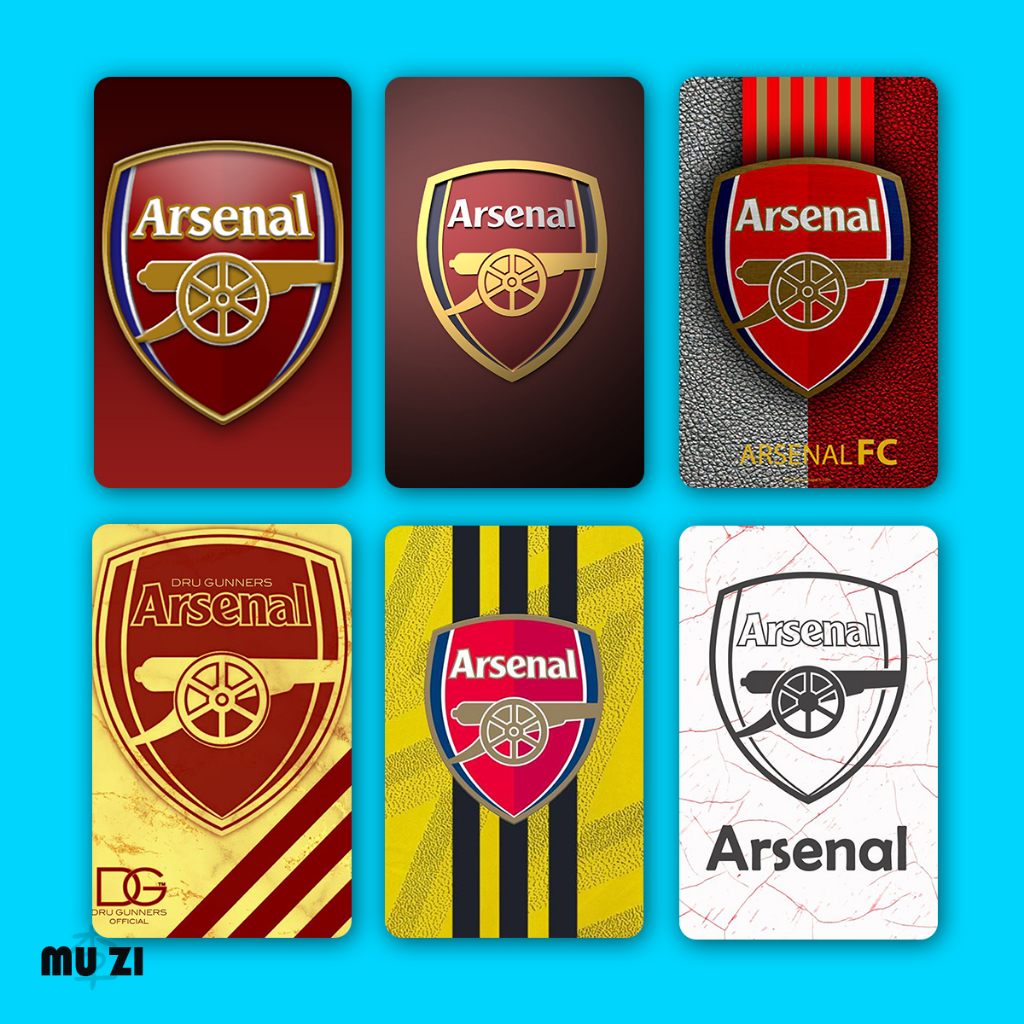 Arsenal TnG Card STICKER NFC STICKER Waterproof Thick Hard Material ...