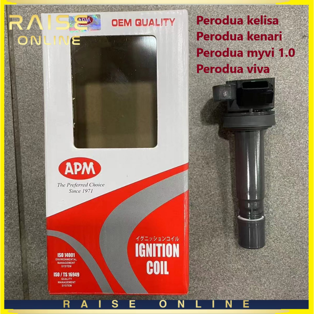 ( 100% ORIGINAL ) APM KELISA KENARI VIVA MYVI 1.0 IGNITION COIL / PLUG ...