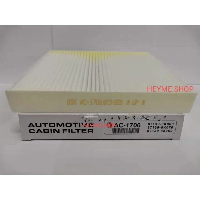 OSK AC-1706 CABIN FILTER TOYOTA ALPHARD,VELLFIRE,FORTUNER,HILUX REVO ...
