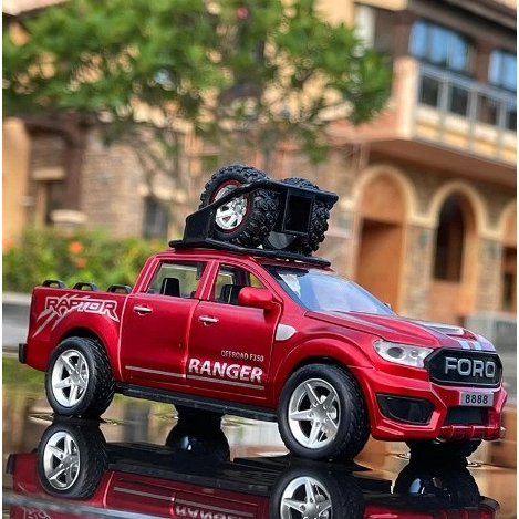 Diecast 1:32 Scale Ford Raptor F350 Simulation Alloy / Permainan Kereta ...