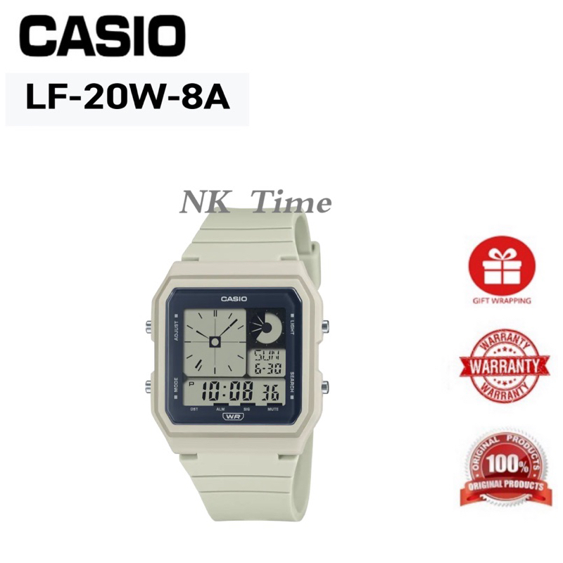 CASIO WATCH LF-20W-8A Retro Vintage Series Twin graph Digital Watch UNISEX WATCH | Shopee Malaysia