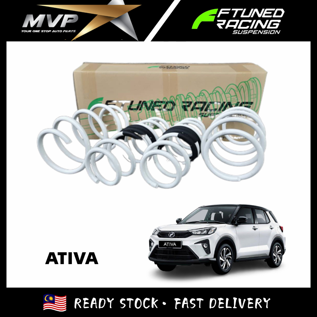Ftuned CLS Sport Lowered Spring Perodua Myvi Axia Bezza Alza Kancil ...