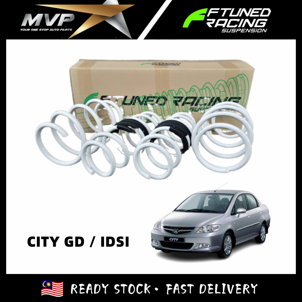 Ftuned CLS Sport Spring Honda City GM6 GN2 Civic FD FB FC FE Jazz ...