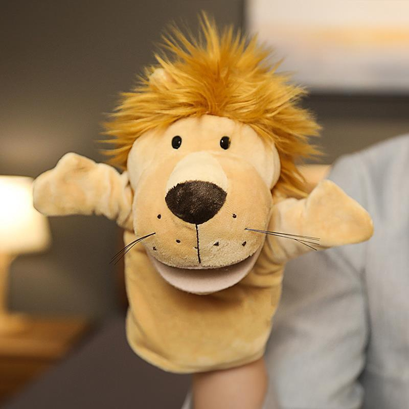 Cute Cartoon Animals Hand Puppet Toys Parent-child Family Member Party ...
