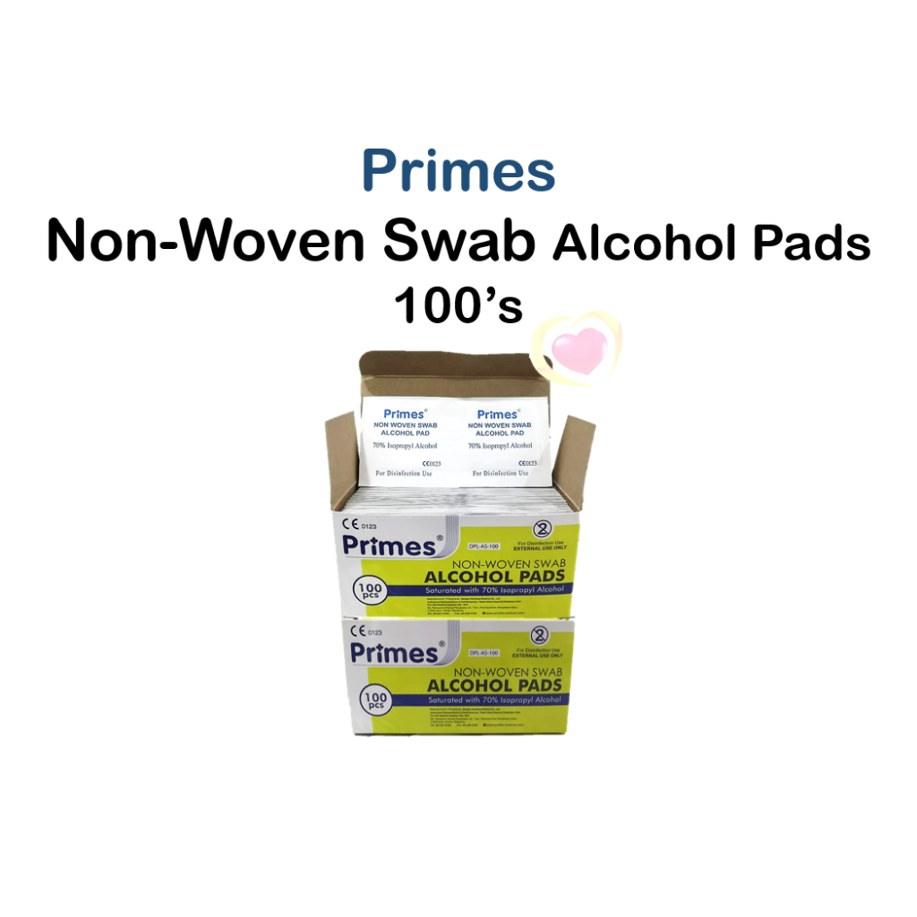 Primes Non-Woven Swabs alcohol Pads 100's(Exp:2/26) | Shopee Malaysia