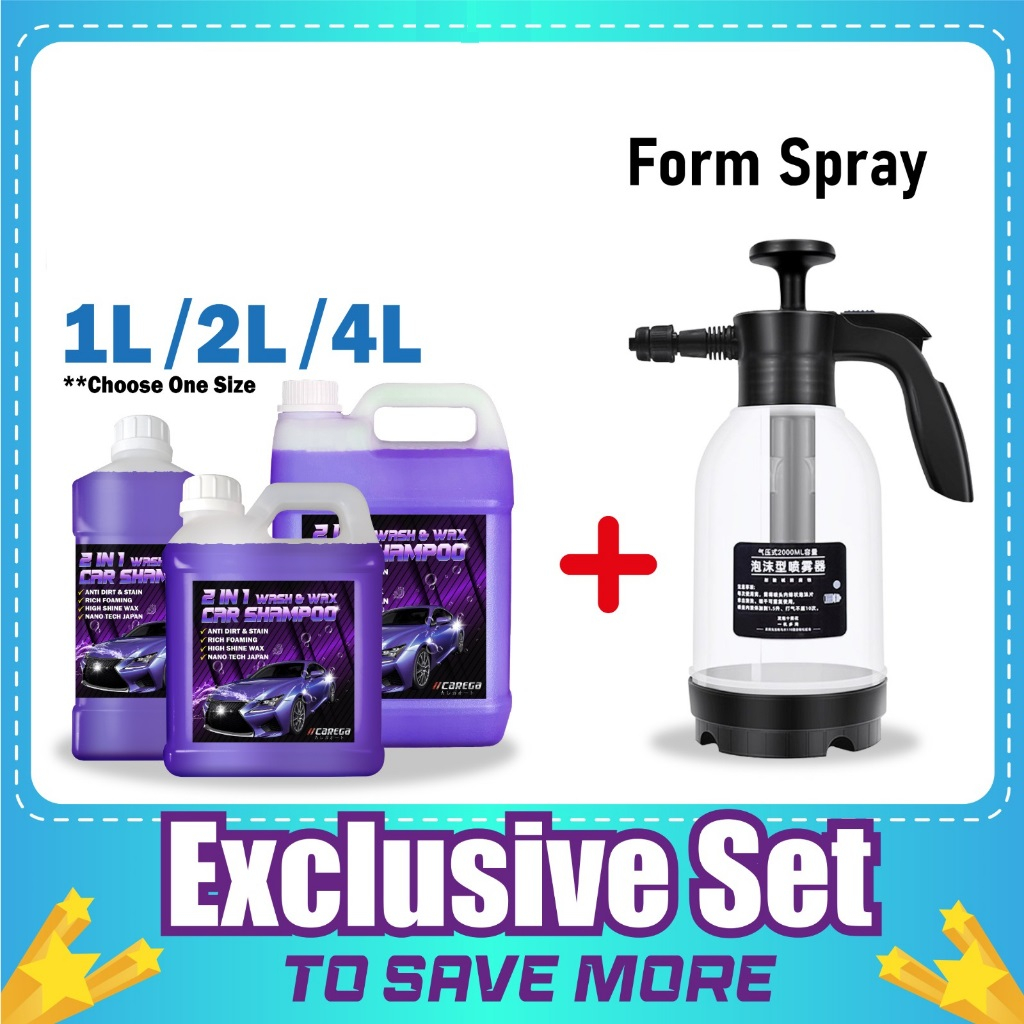 CAREGA Ultimate Nano Wash Car Wash Shampoo Nano Wash High Quality ...