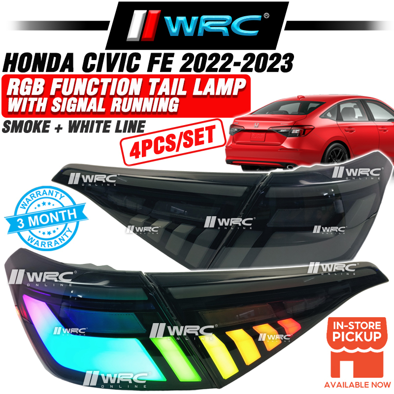 Honda Civic FE 2022 - 2025 RGB Function Tail Lamp With Signal Running ...