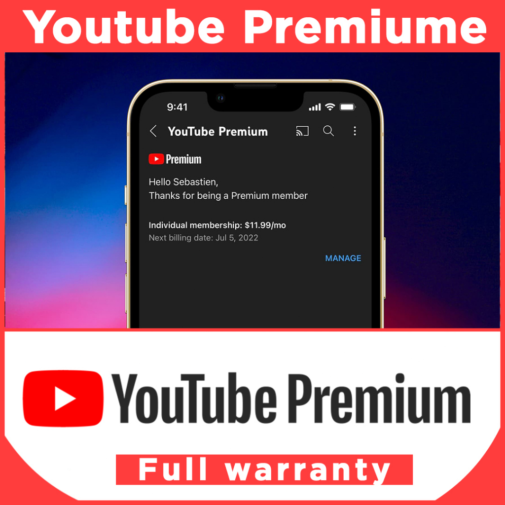 Youtube Premiume Account ( with warranty + fast delivery ) | Shopee Malaysia