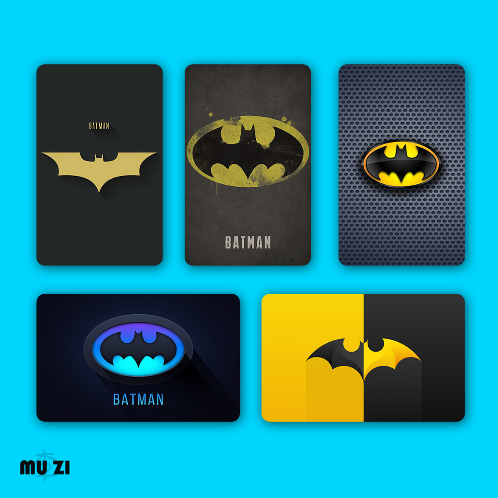 Batman TnG Card STICKER NFC STICKER Waterproof Thick Hard Material ...