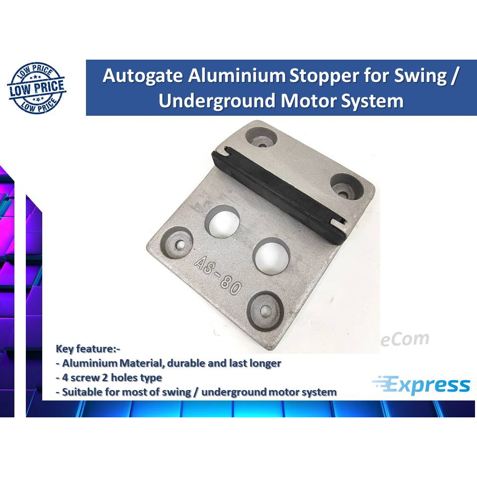 Autogate Motor Accessories - Autogate Aluminium Stopper for Swing Arm ...