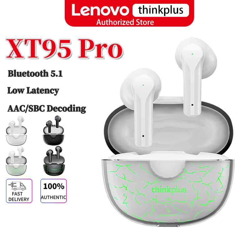 Lenovo XT95 Pro Bluetooth Earphone with Mic Stereo Sound Wireless ...