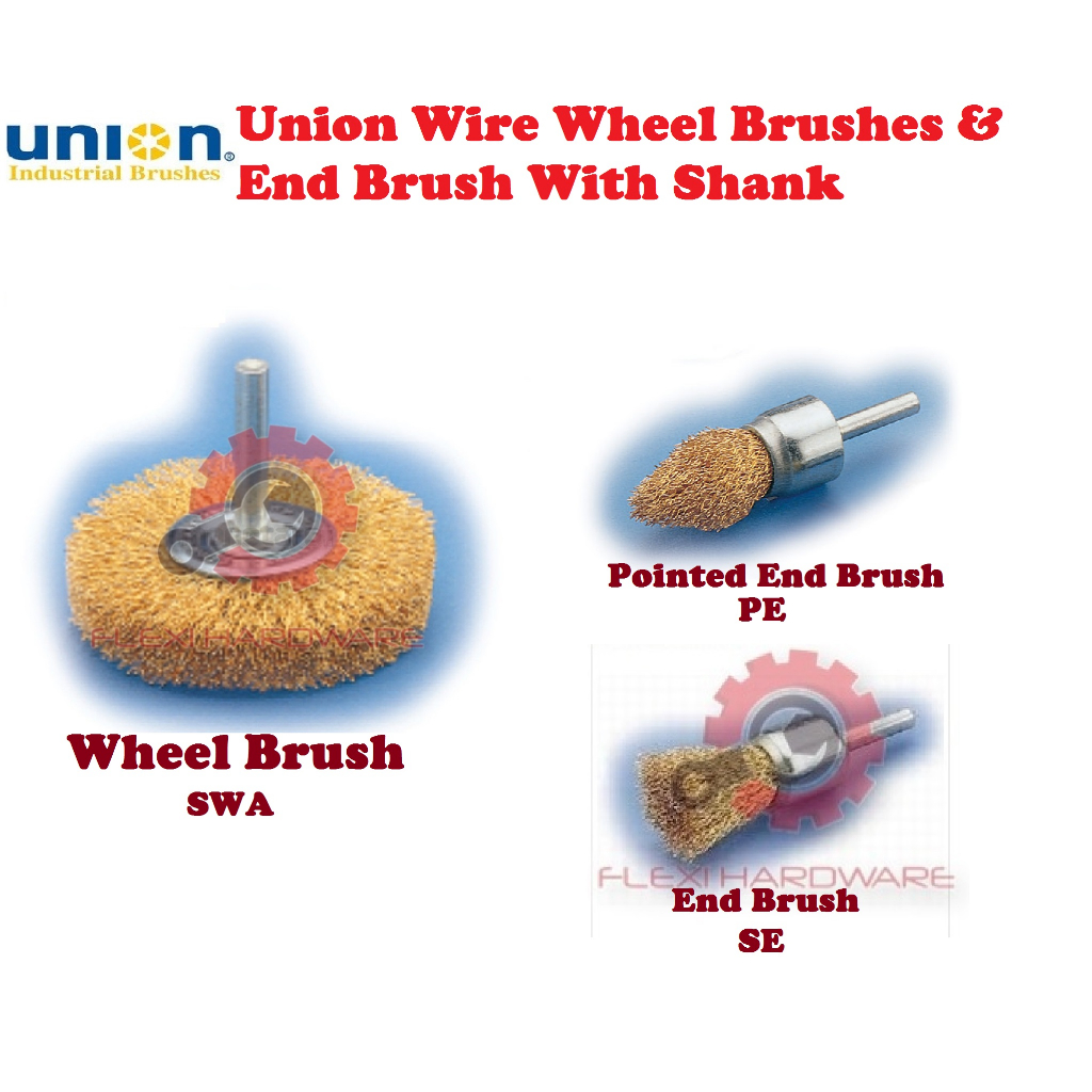 Union Wire Wheel Brushes & End Brush With Shank | Shopee Malaysia
