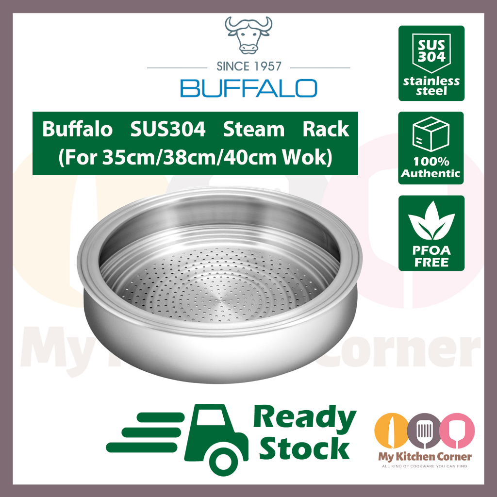 BUFFALO Steam Rack Stainless Steel 304 Multi-Fit Steamer (For Any 35cm ...