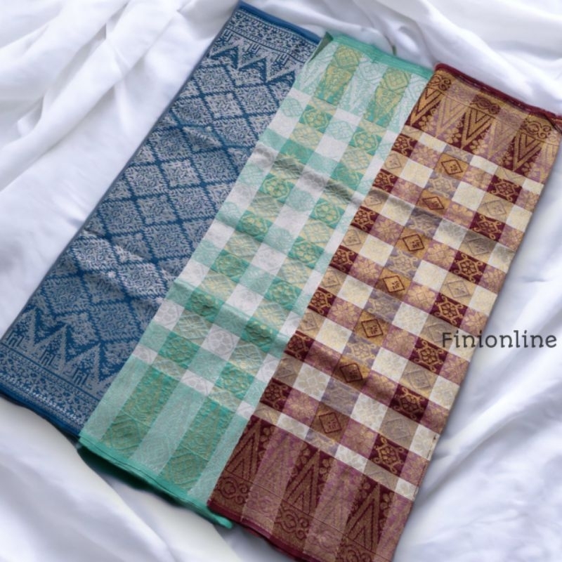 Sampin Songket Dewasa Multicolour ( 2 Meter) Samping Raya/Sampin Tunang ...