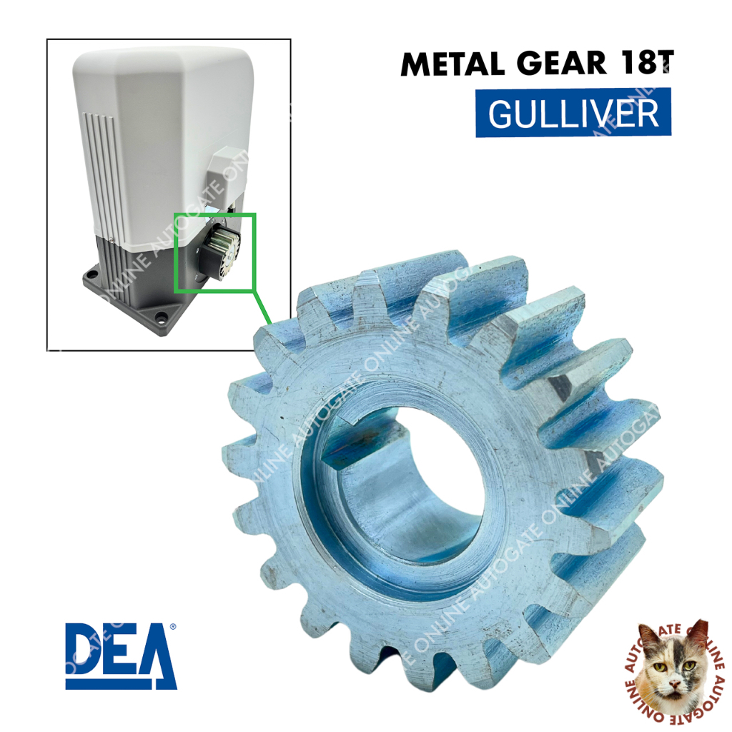 Metal Gear ( 18T ) For DEA Gulliver Motor / AUTOGATE SYSTEM | Shopee ...
