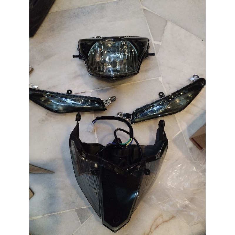 YAMAHA LC V2 LC135 v2 head lamp signal tail lamp front rear tinted ...