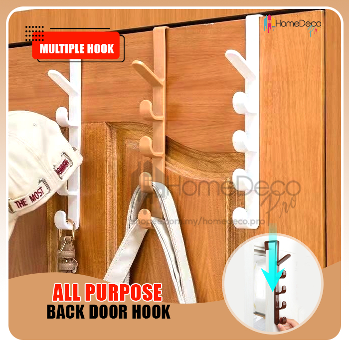 Multifunctional Super Space Saver Back Door Hanging Hook High Load ...