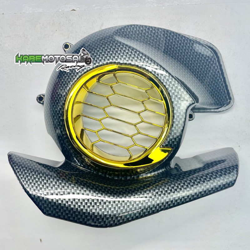 🏁 COVER KIPAS MAGNET YAMAHA EGO SOLARIZ AVANTIZ 🏁 FAN COVER CARBON ...